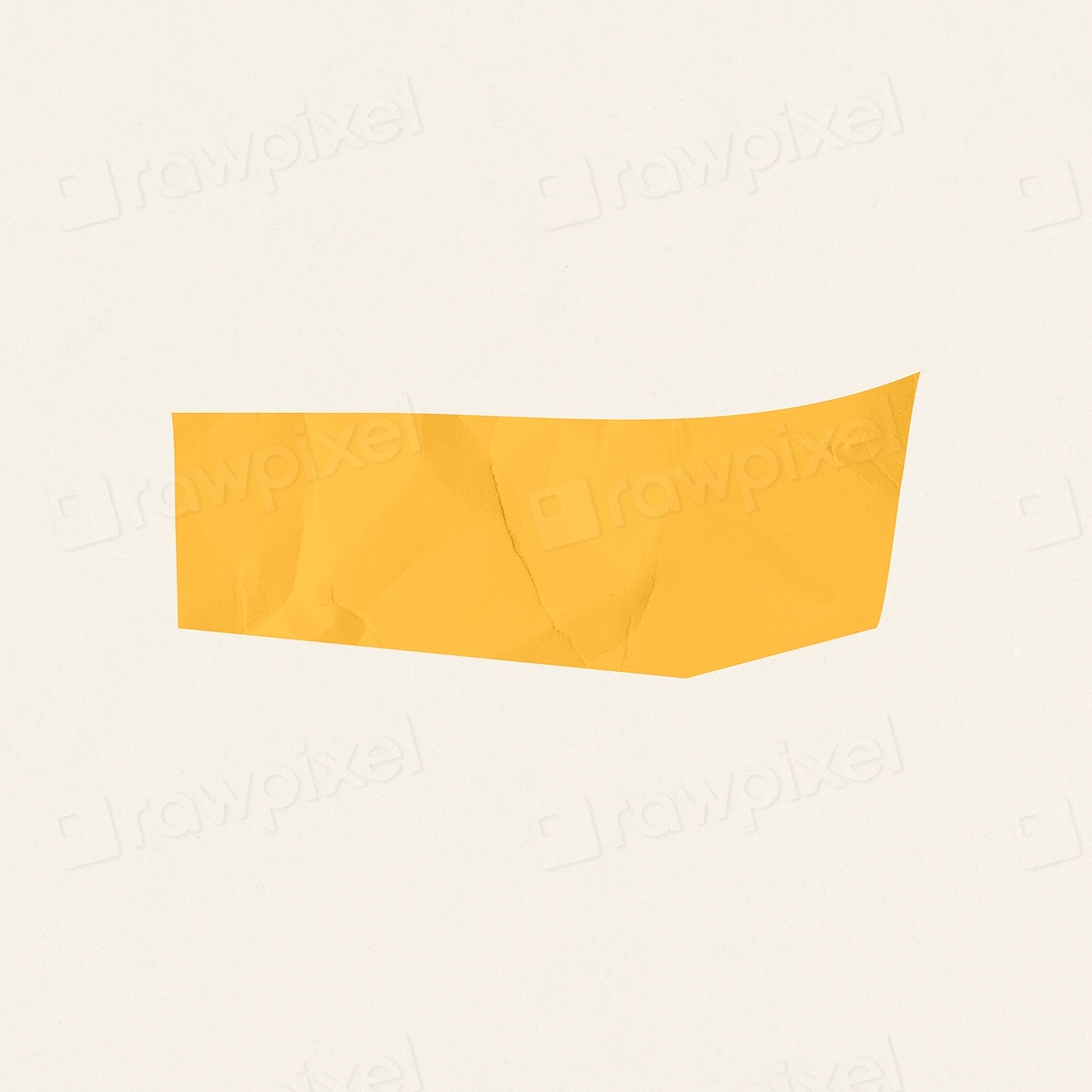 Yellow minus sign paper cut | Premium PSD - rawpixel