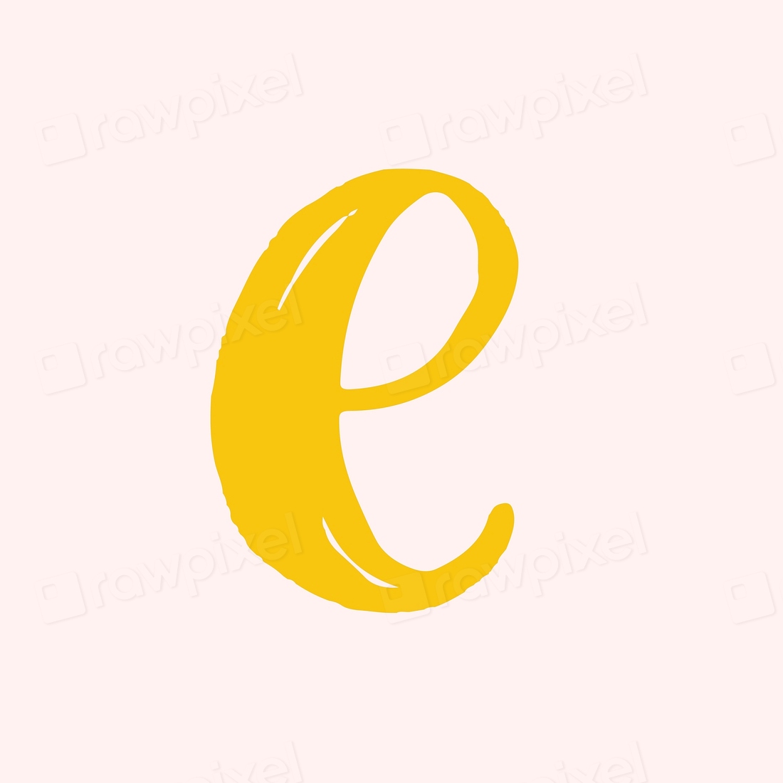 E letter doodle typography vector | Free Vector - rawpixel