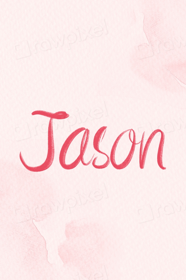 Jason name word typography psd | Premium PSD - rawpixel