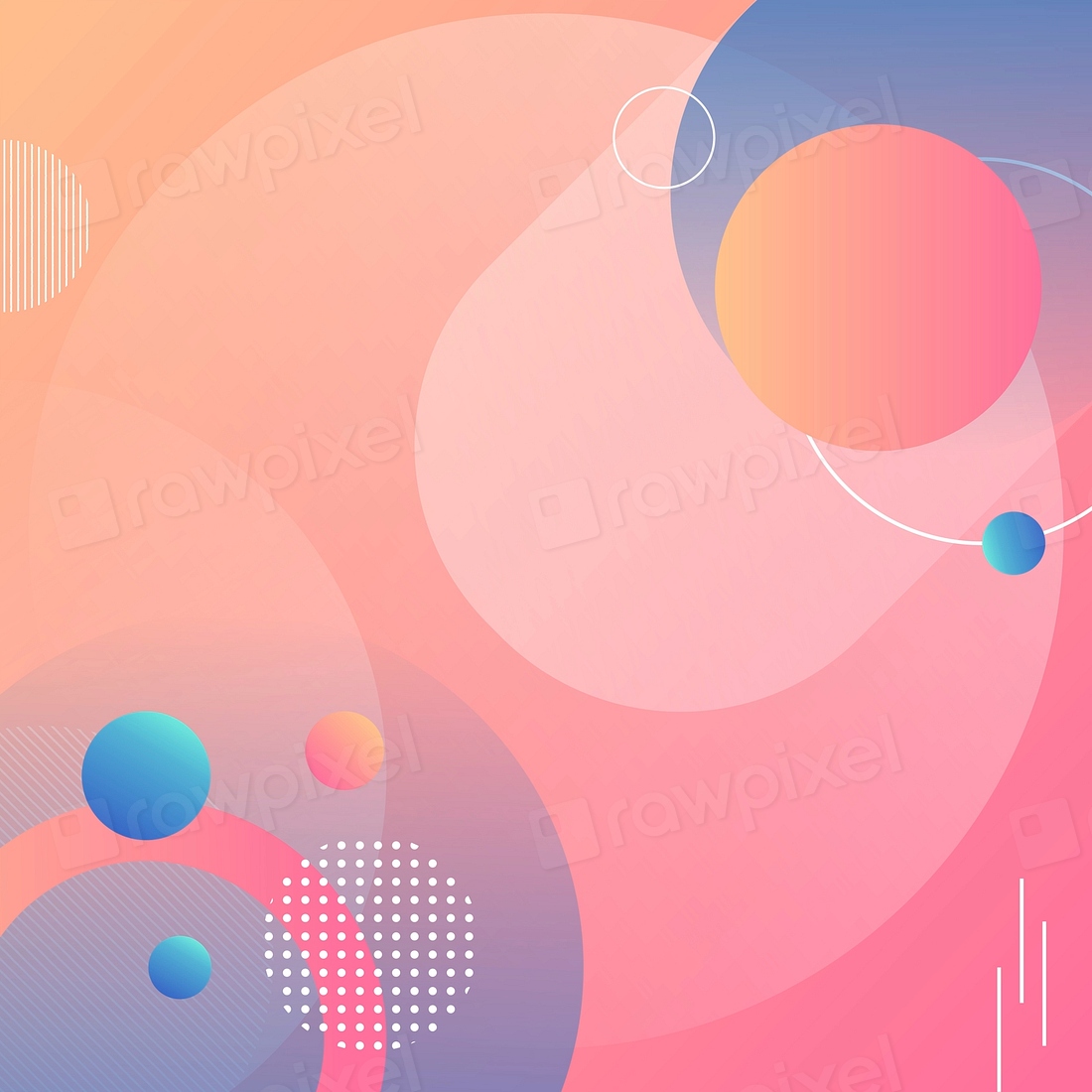 Colorful round modern background vector | Premium Vector - rawpixel