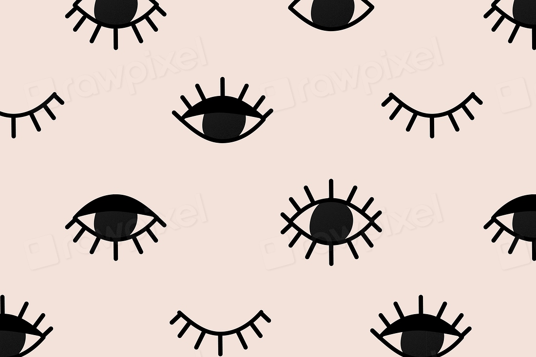 Abstract eyes pattern background wallpaper, | Premium Vector - rawpixel
