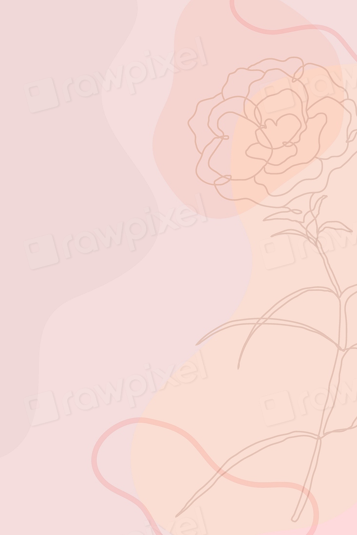 Simple flower background vector pastel | Premium Vector - rawpixel