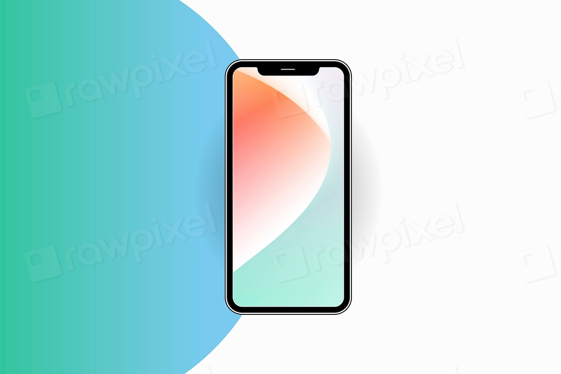 Black smartphone, blank screen, digital | Premium Vector Mockup - rawpixel