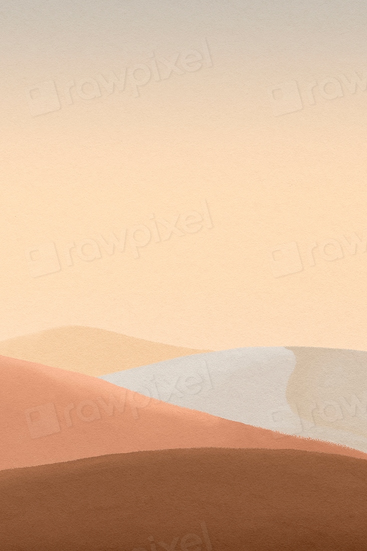 Desert landscape background, mountains border | Premium Photo - rawpixel