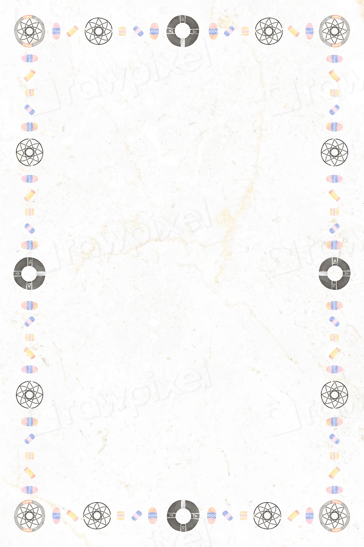 Rectangular Boho border vector frame | Premium Vector - rawpixel