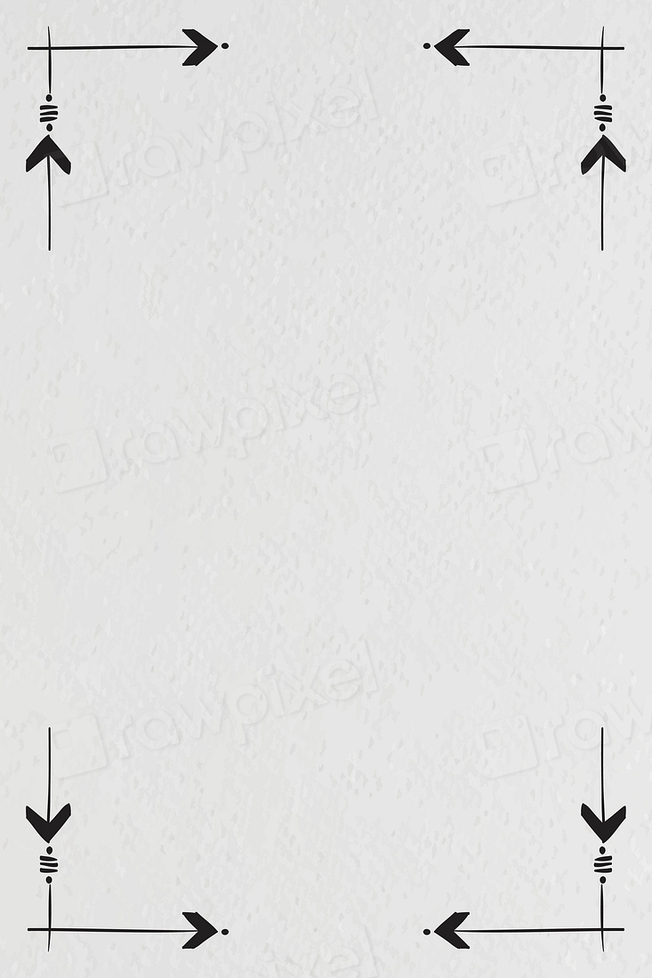 Vector frame border bohemian arrow | Premium Vector - rawpixel