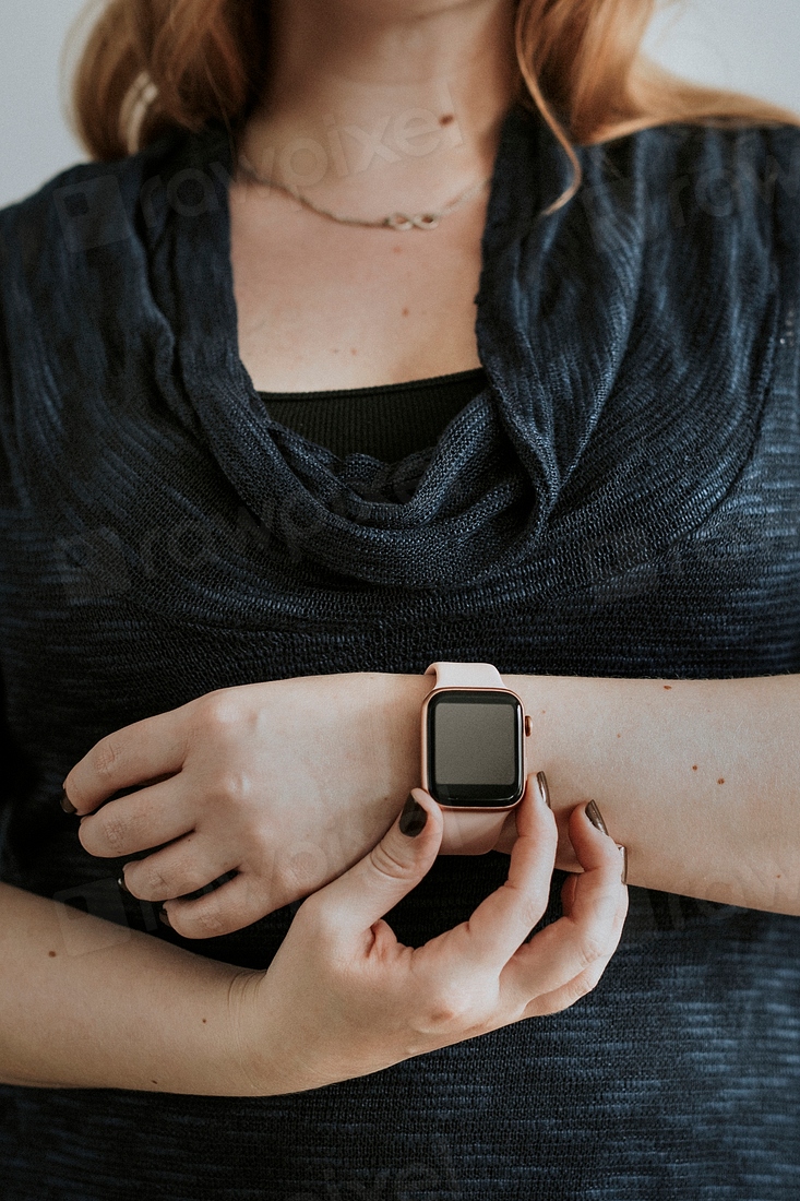 Closeup of a pink smartwatch | Premium Photo - rawpixel