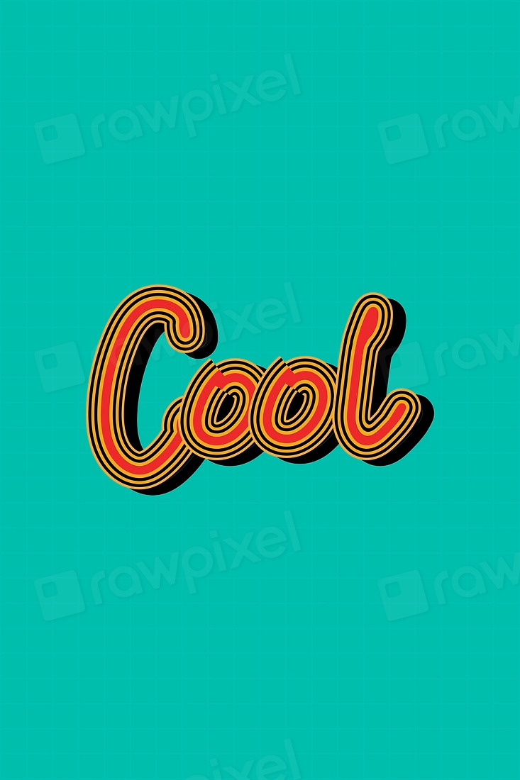 Retro Cool psd red font | Premium PSD - rawpixel