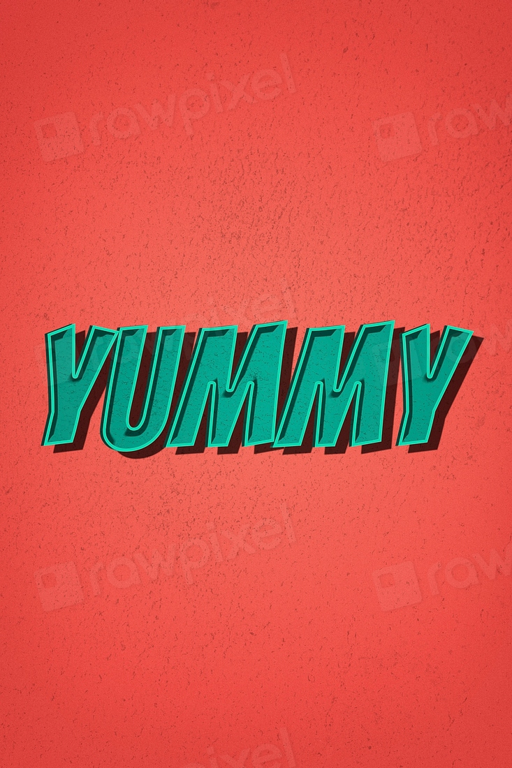 Yummy font word retro comic | Free Photo - rawpixel