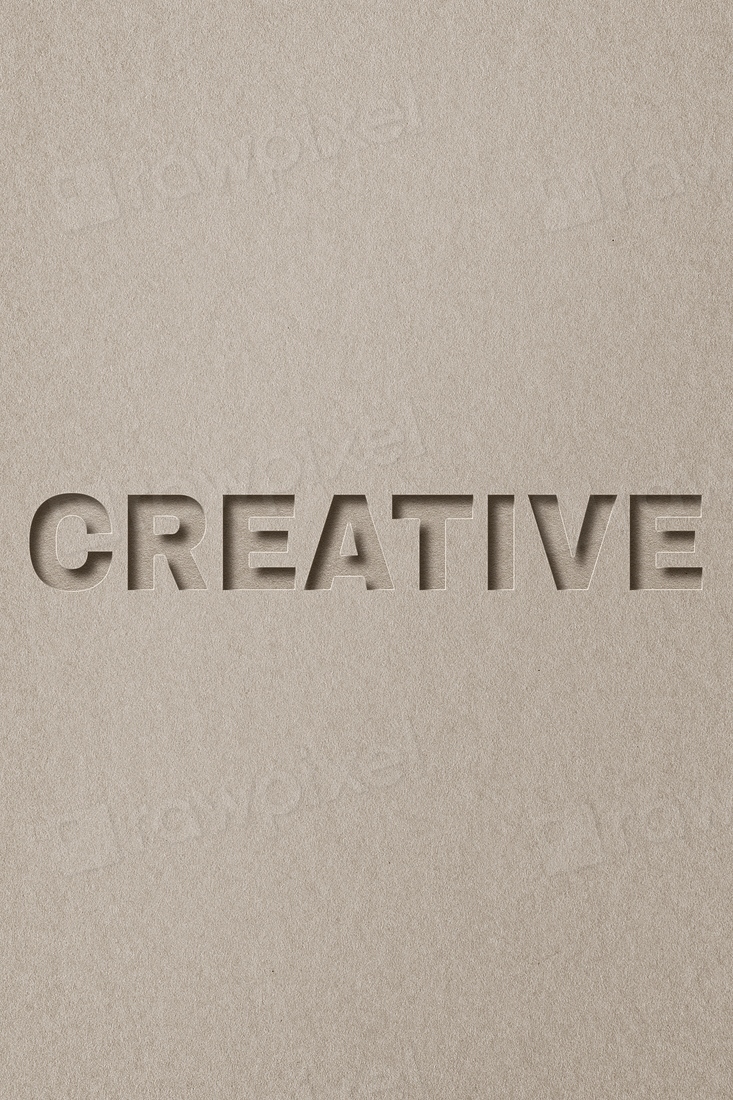 Creative word paper cut font | Free Photo - rawpixel