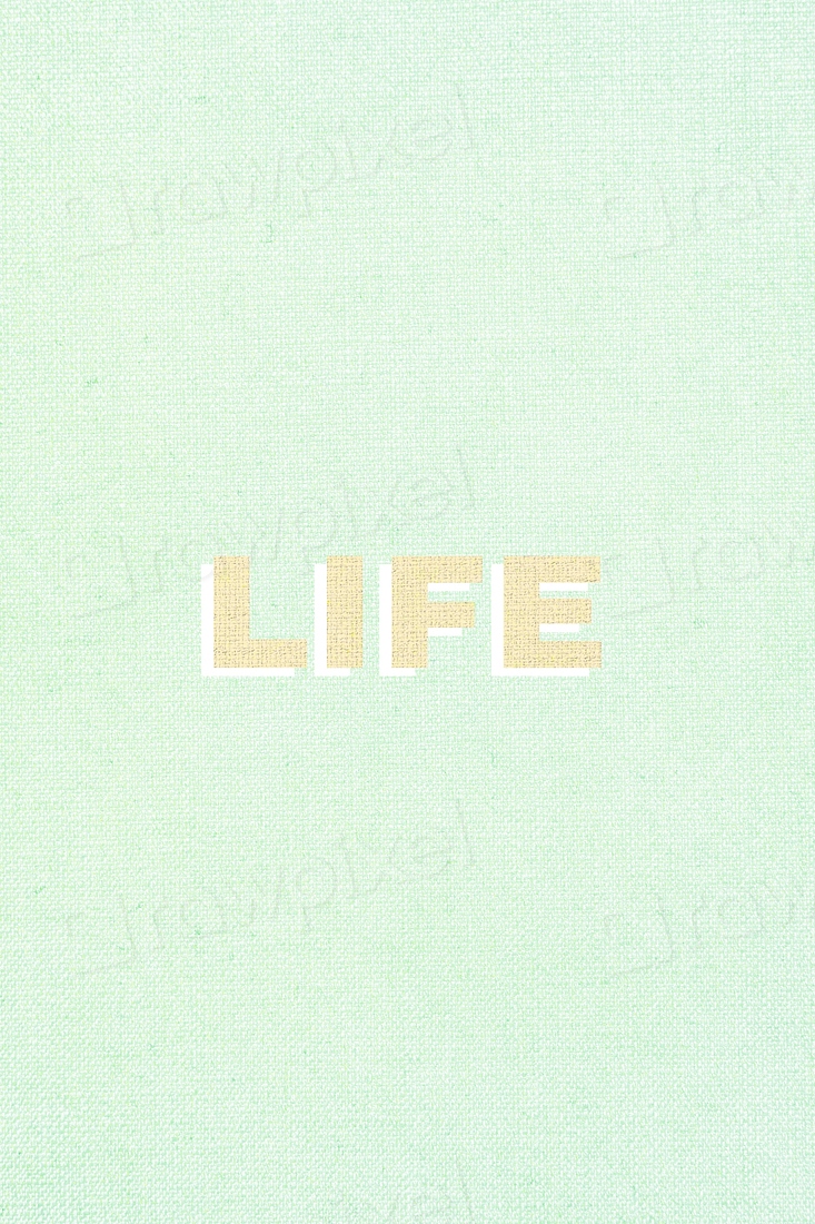 Life word pastel textured font | Free Photo - rawpixel
