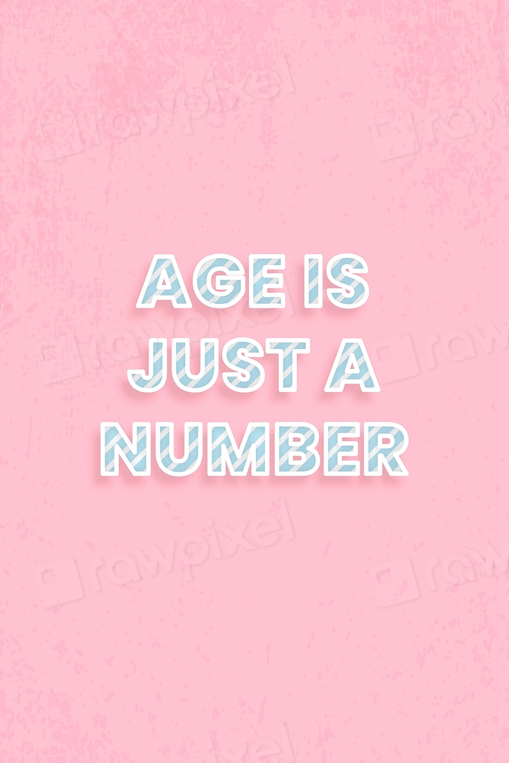 Age is just number stripe | Premium Vector - rawpixel