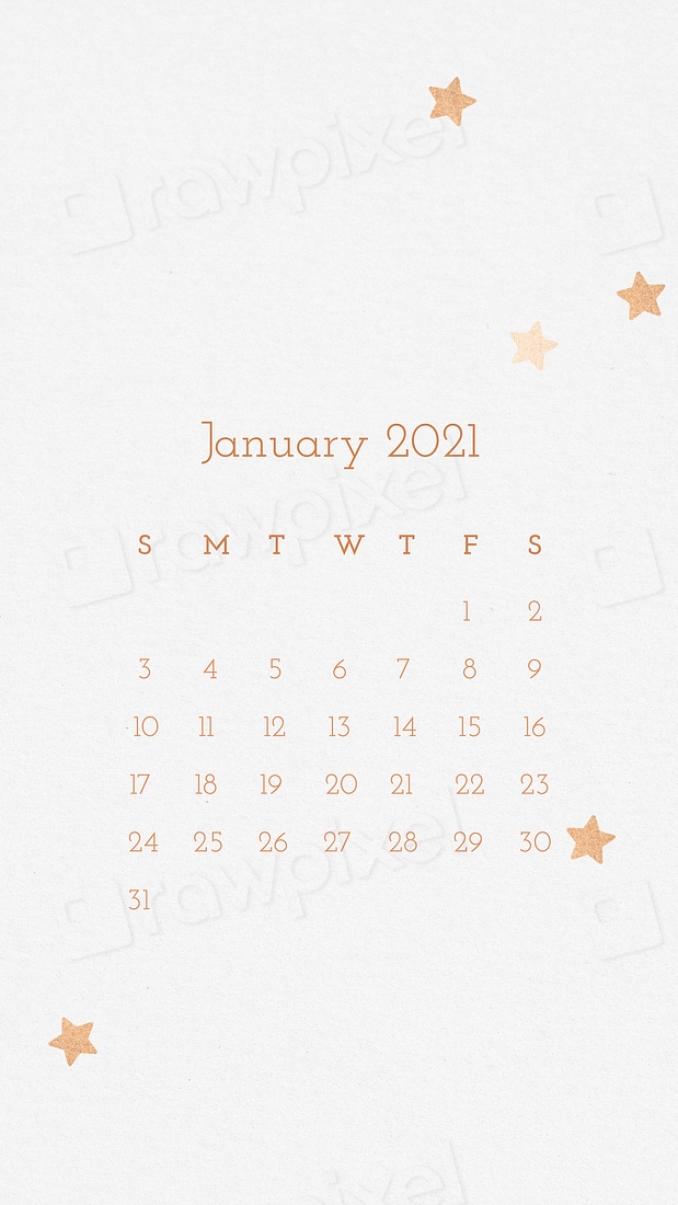 Calendar 2021 January editable template | Premium Vector - rawpixel