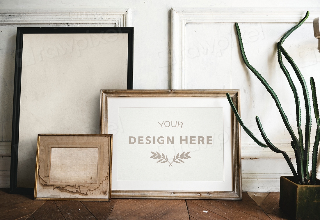 Design space photo frames | Premium PSD Mockup - rawpixel