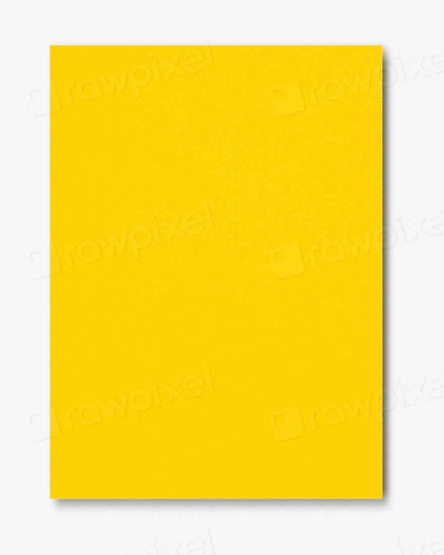 Poster mockup, realistic yellow paper | Premium PSD Mockup - rawpixel