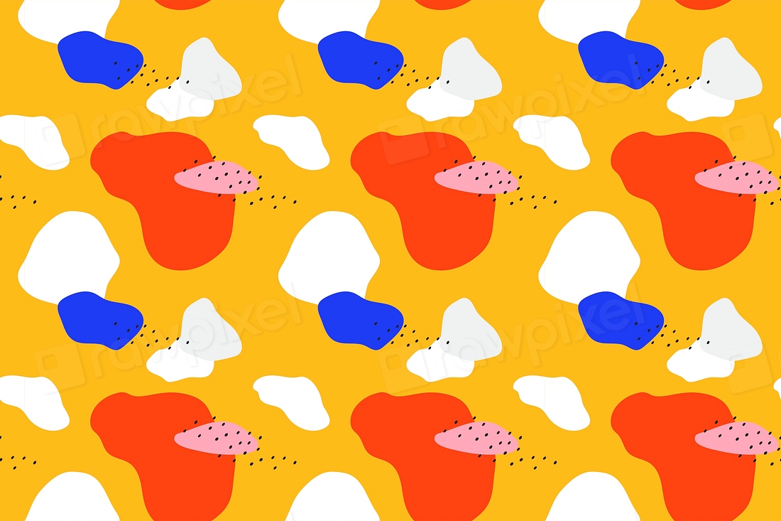 Cute abstract pattern background, colorful | Premium Vector - rawpixel
