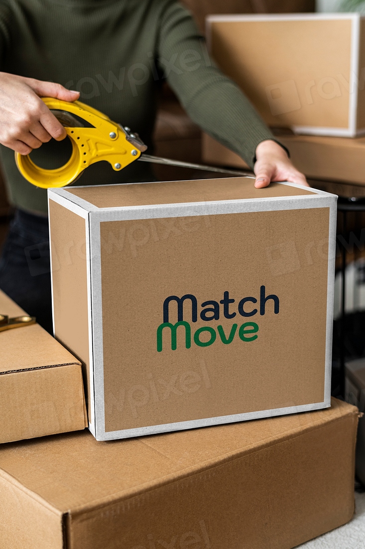 Parcel box mockup, delivery design | Premium PSD Mockup - rawpixel