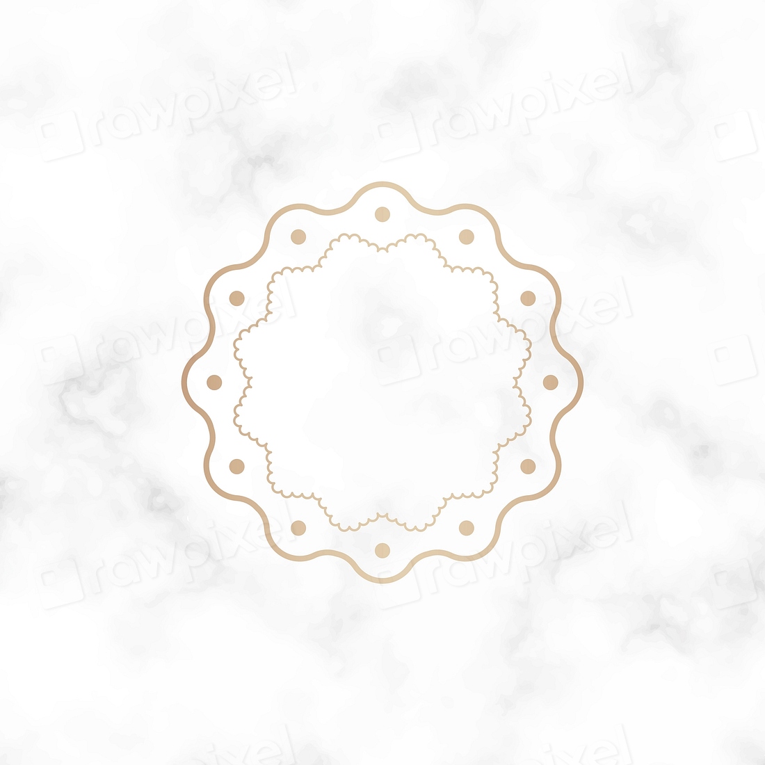 Golden vintage label design vector | Premium Vector - rawpixel