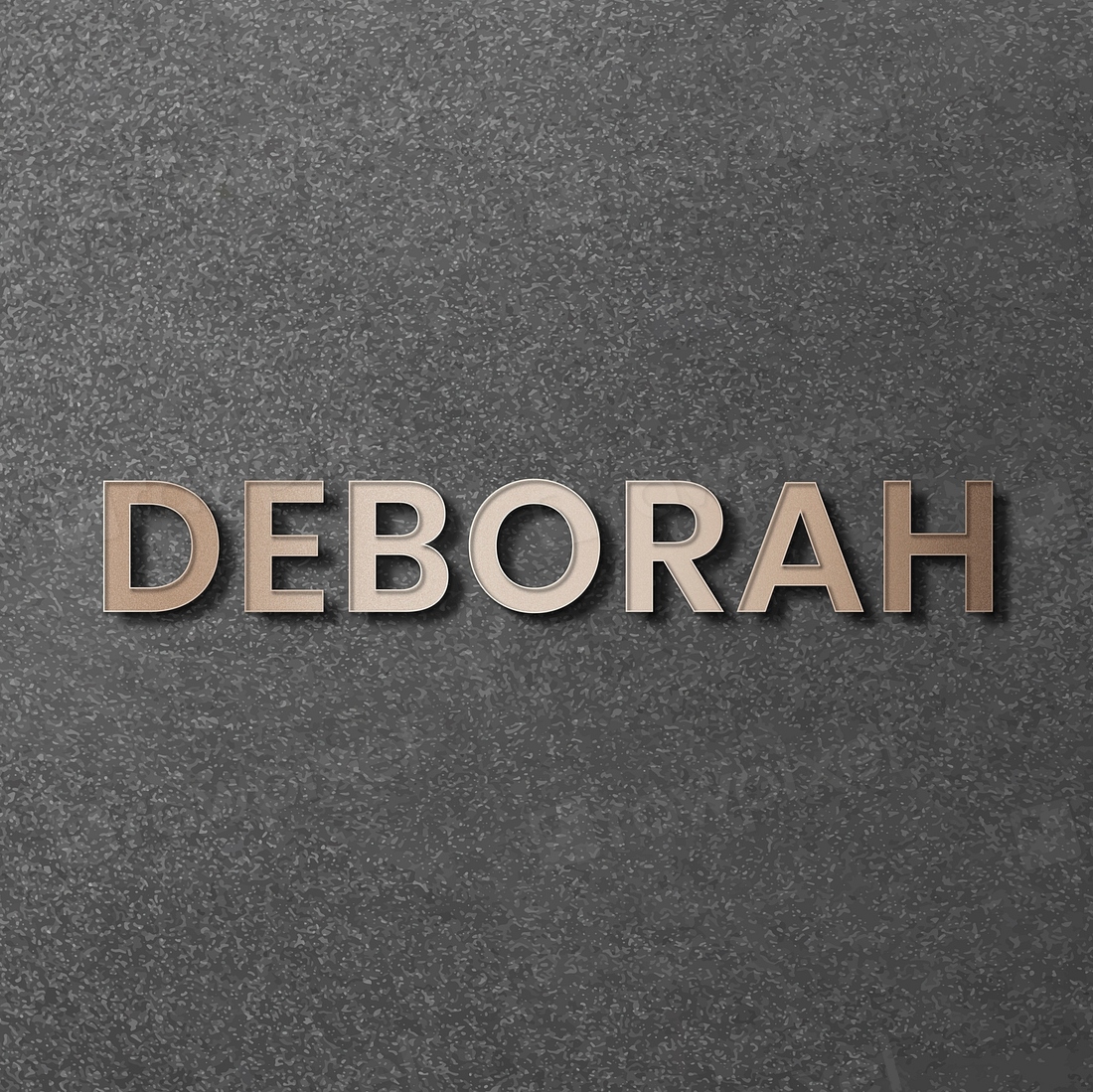 Deborah typography gold design element | Premium Vector - rawpixel