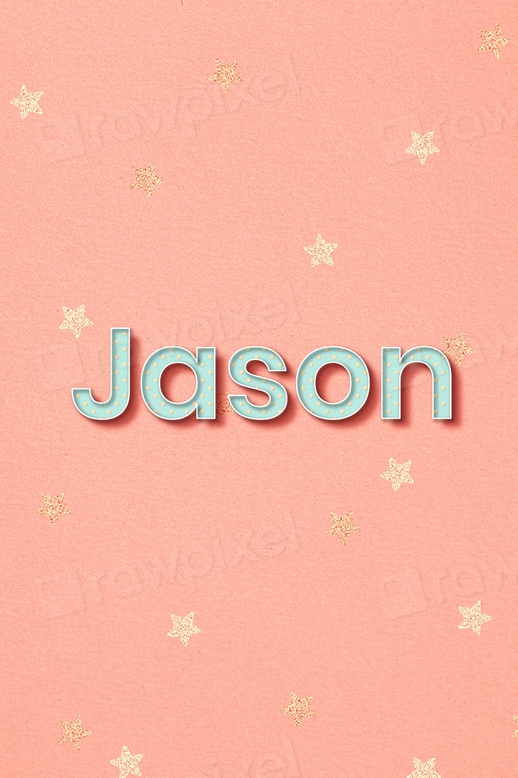 Jason male name typography vector | Premium Vector - rawpixel