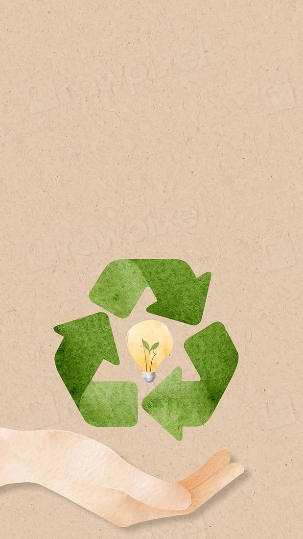 Recycle background vector hand support | Premium Vector - rawpixel