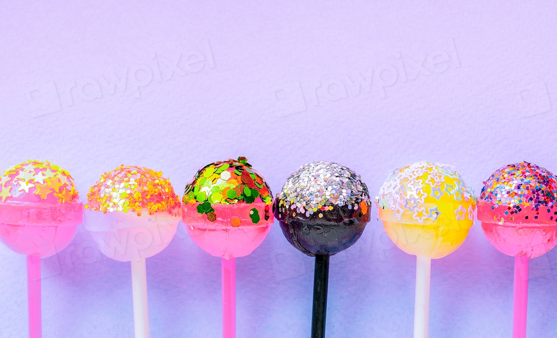 Lollipops border background, cute food | Free Photo - rawpixel