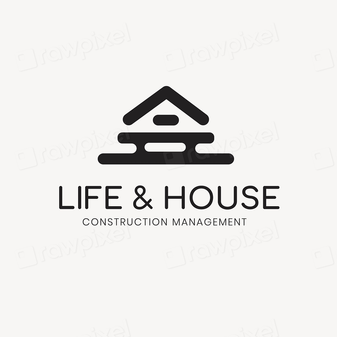 Construction management logo template, editable | Premium Vector Template - rawpixel
