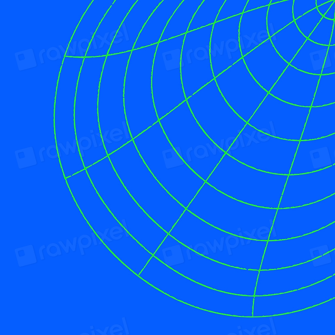 Green wireframe, blue background collage | Premium PSD - rawpixel