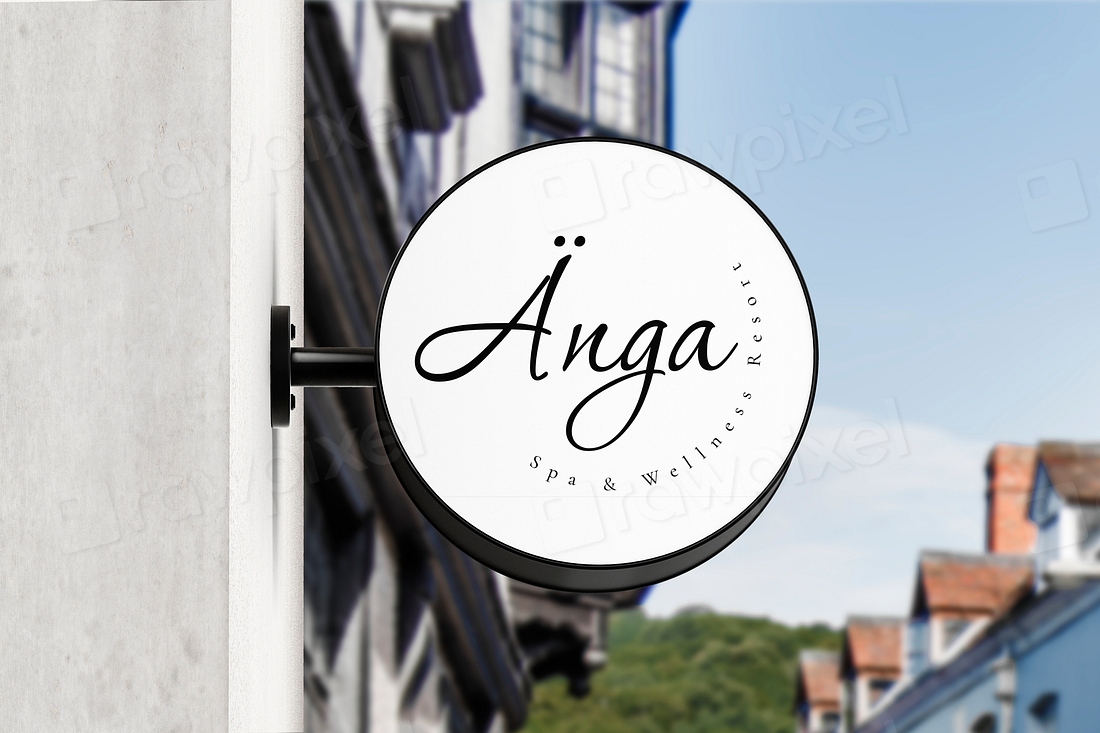 3D wall sign mockup, business | Premium PSD Mockup - rawpixel