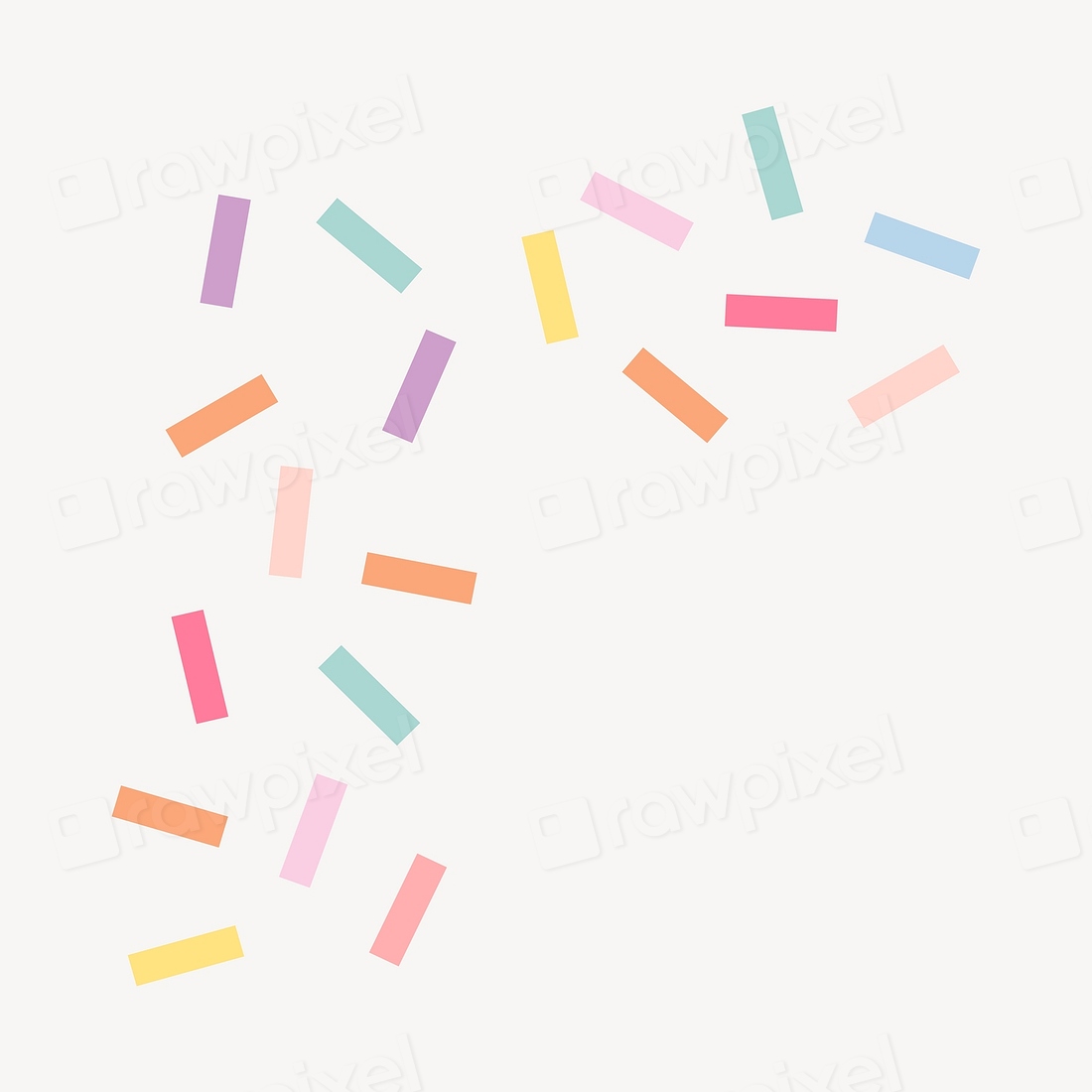 Confetti collage element vector | Premium Vector - rawpixel