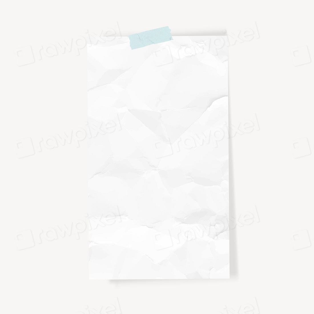 Wrinkled note paper clipart vector | Free Vector - rawpixel