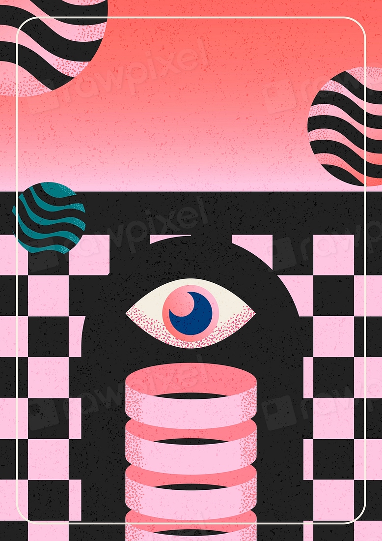 Self reflection background, surreal psychedelic | Premium Photo ...