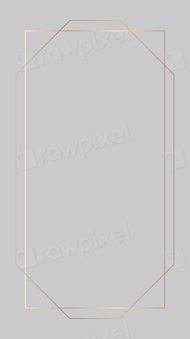 Gold classy frame iPhone wallpaper, | Premium Vector - rawpixel