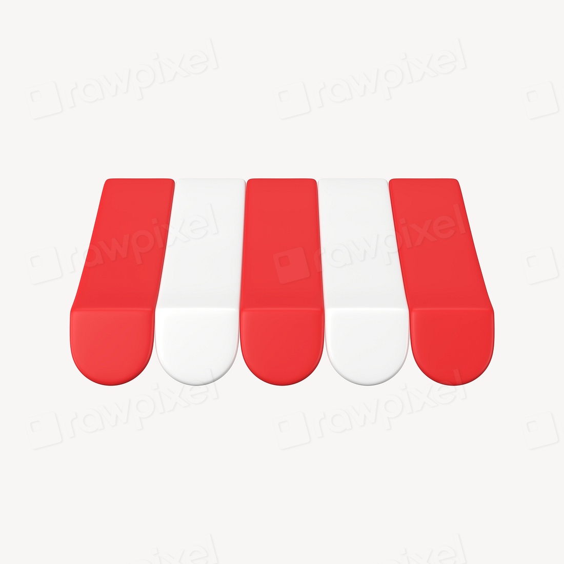 3D striped awning, store decoration | Premium PSD - rawpixel