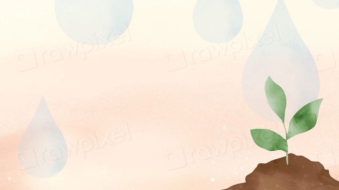 Sapling desktop wallpaper, watercolor reforestation | Premium Photo ...