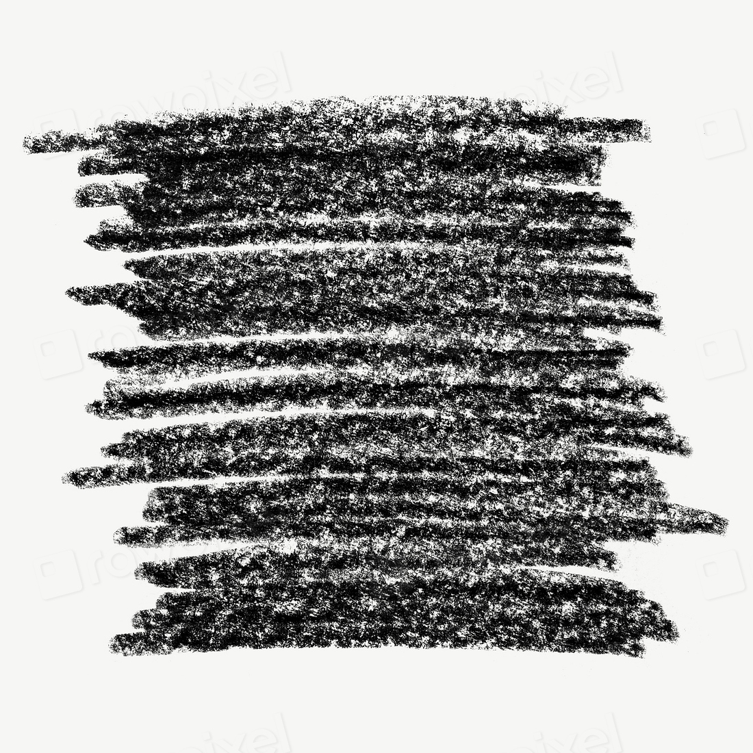 Messy crayon scratch collage element | Premium PSD - rawpixel
