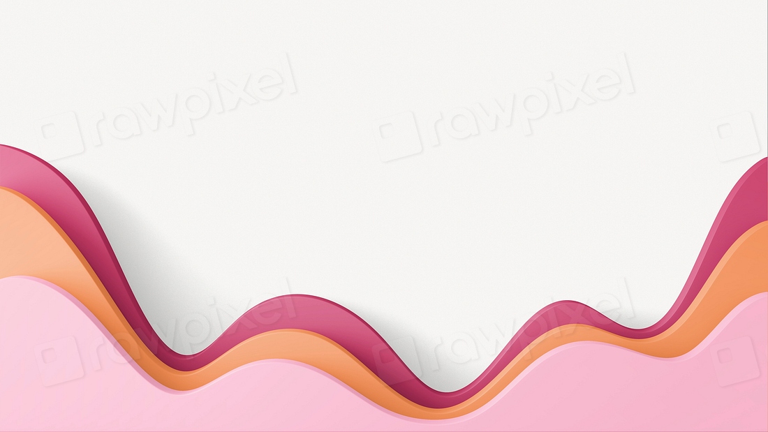 3D pink wave border background | Premium PSD - rawpixel