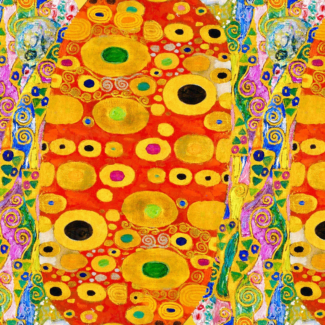 Gustav Klimt's Hope II pattern, | Premium Photo - rawpixel
