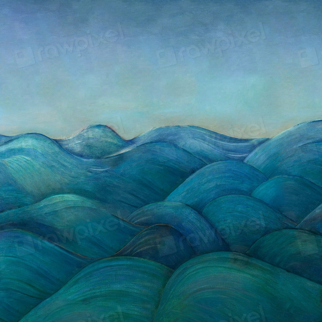 Sea-Nymph (1881) painting high resolution | Premium Photo Illustration ...