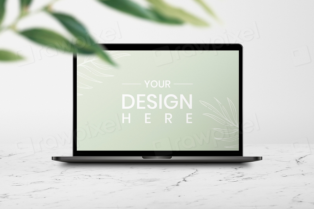 Blank laptop screen mockup design | Premium PSD Mockup - rawpixel