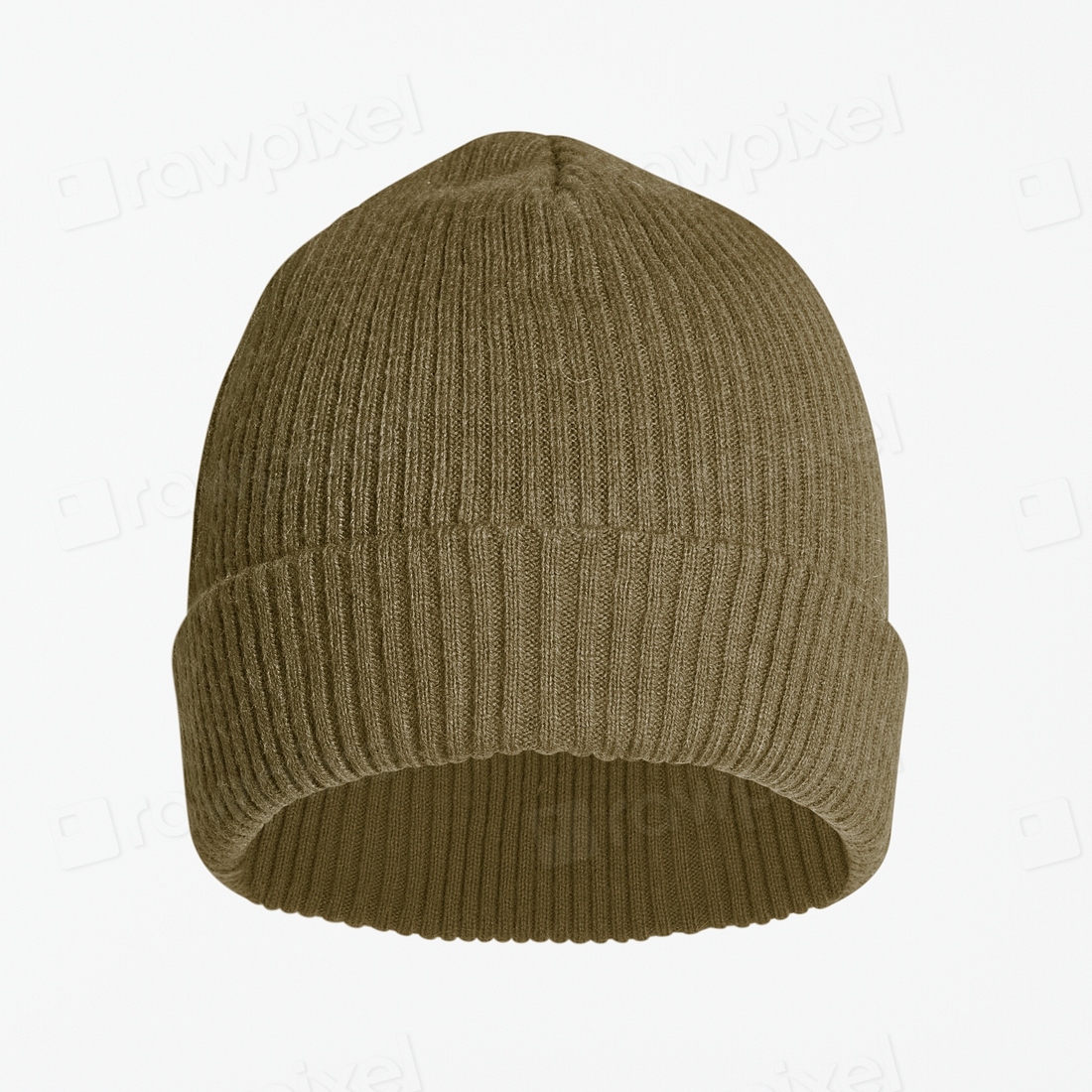 Green beanie knitted hat mockup | Premium PSD Mockup - rawpixel