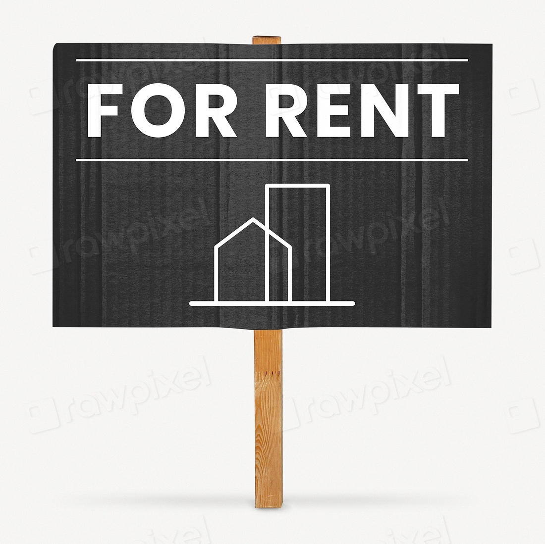 rent sign mockup, editable design | Premium PSD Mockup - rawpixel