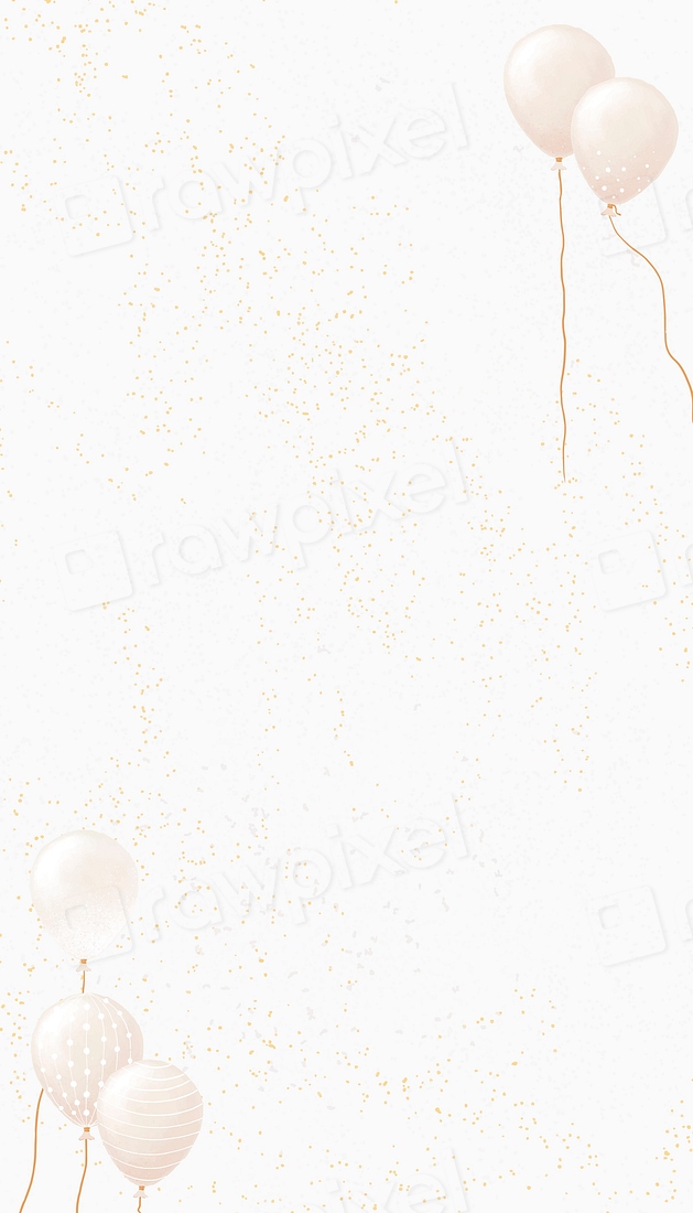 Beige party balloons iPhone wallpaper | Premium Photo - rawpixel