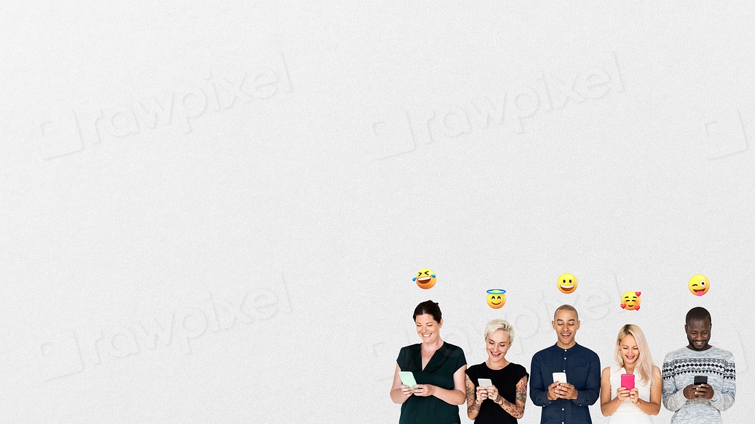 People texting border desktop wallpaper | Free Photo - rawpixel