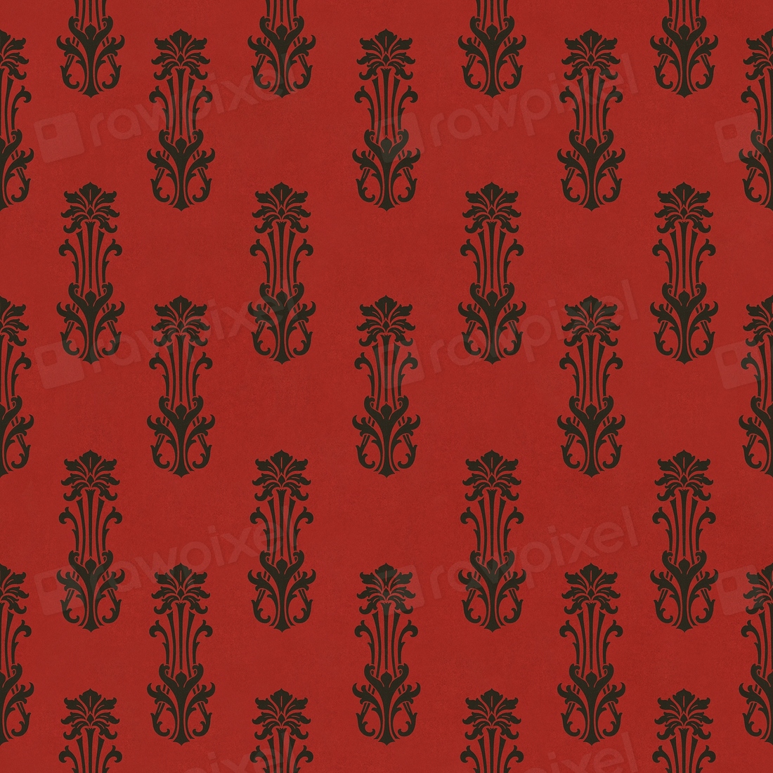 Abstract red pattern, staggered anthemion | Free Photo Illustration ...