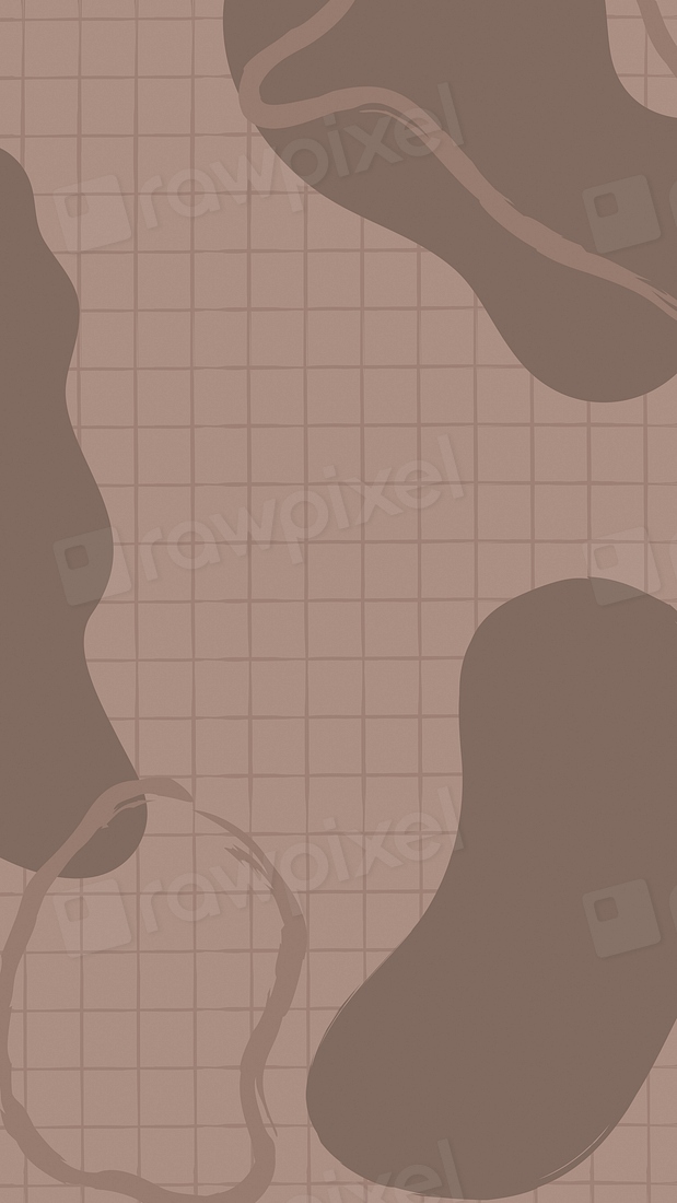 Brown organic shape iPhone wallpaper | Free Photo - rawpixel