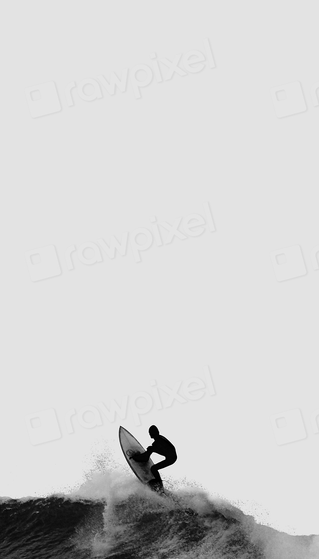 Surfing man border iPhone wallpaper, | Free Photo - rawpixel