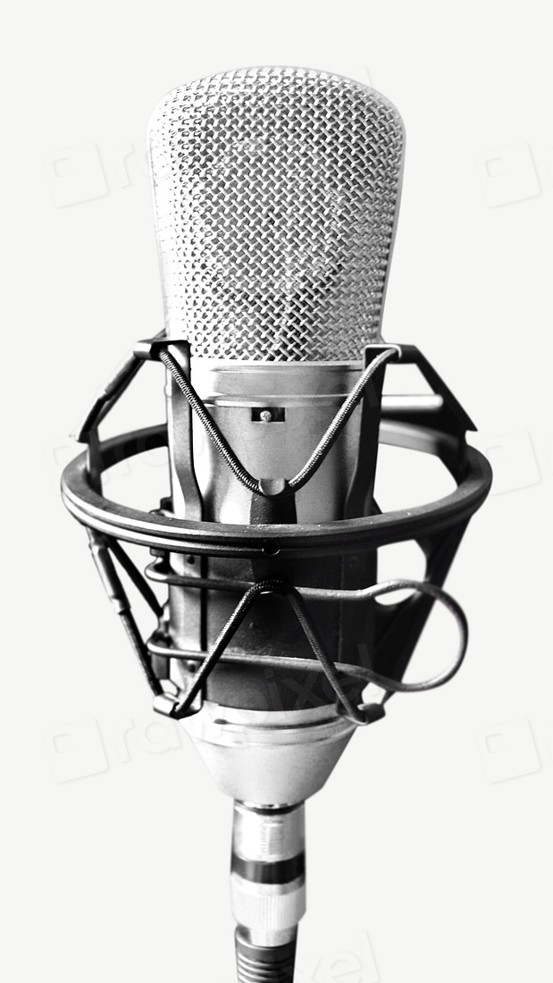 Recording microphone collage element psd | Premium PSD - rawpixel