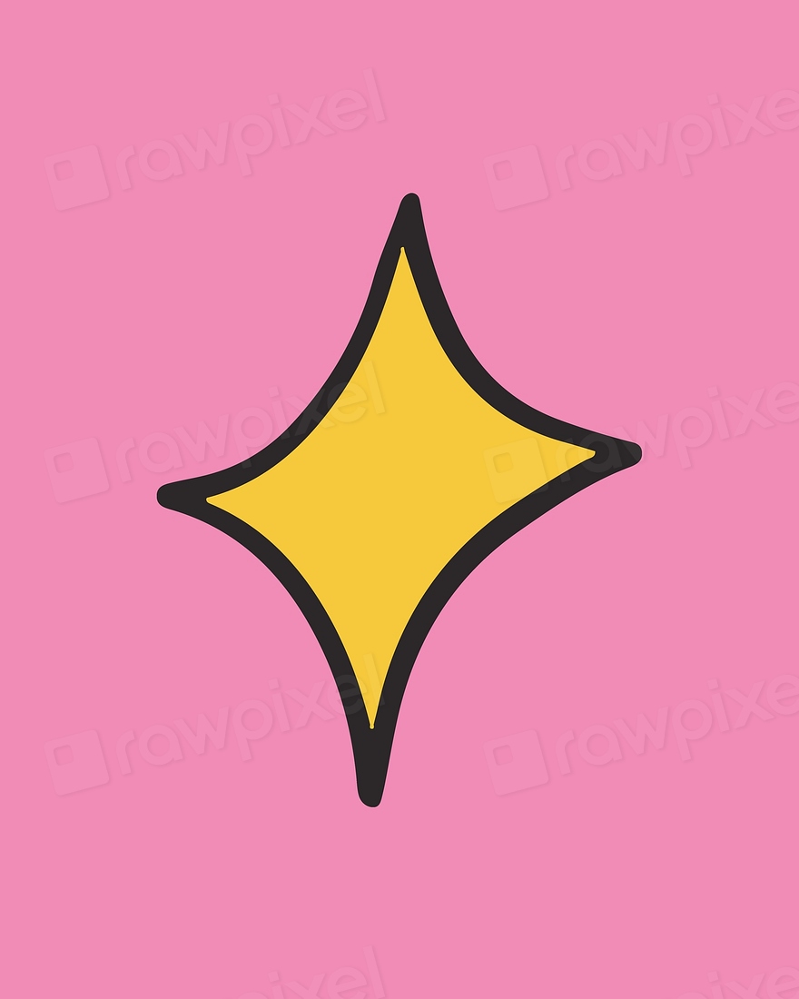 Colorful cartoon sparkle retro illustration | Free Photo Illustration ...