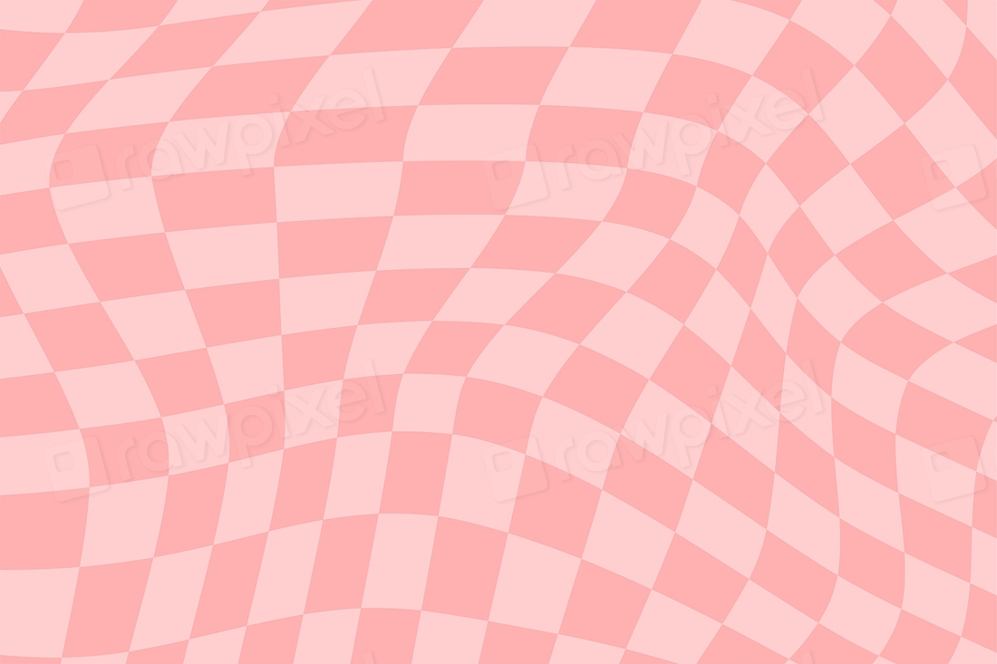 Pink distorted checkered background, retro | Premium Photo Illustration ...